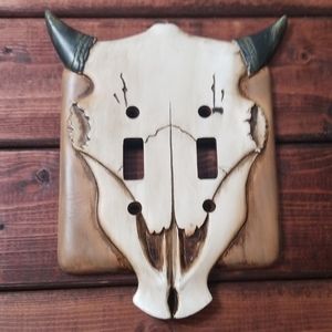 Accents | Longhorn Skull Double Light Switch Plate Cover | Poshmark